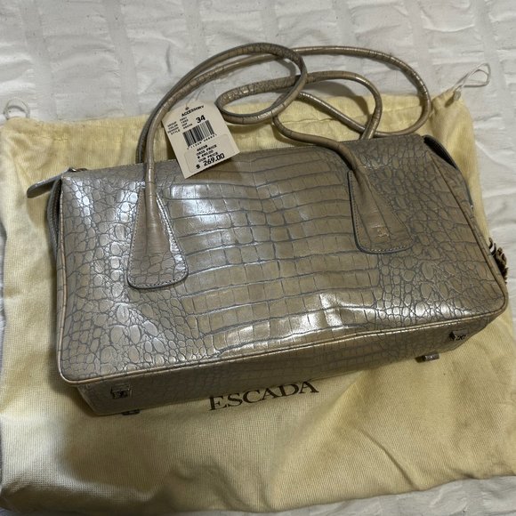 Bags | Vintage Escada Shoulder Leather Bagpurse | Poshmark